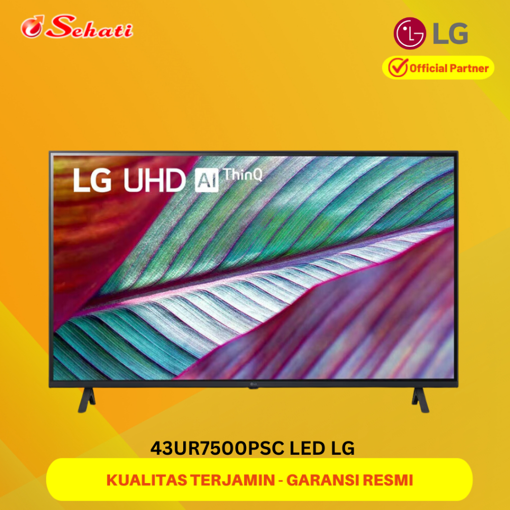 Jual LG 43UR7500PSC LED LG 43 Inch Smart TV 4K UHD α5 Gen6 AI Processor 4K | Shopee Indonesia
