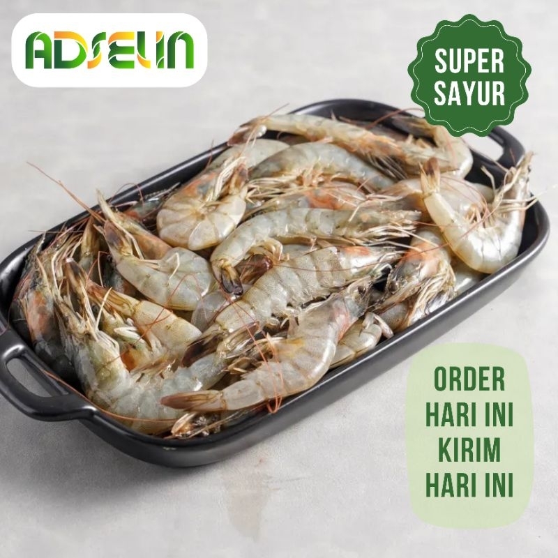 Jual Udang Besar Segar 250gr Super Sayur | Shopee Indonesia