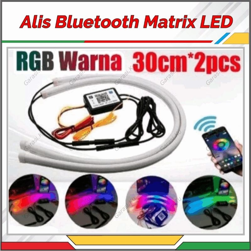Jual ALIS RGB BLUETOOTH SAMBA MATRIX WRGB DRL FLEKSIBEL APLIKASI ...
