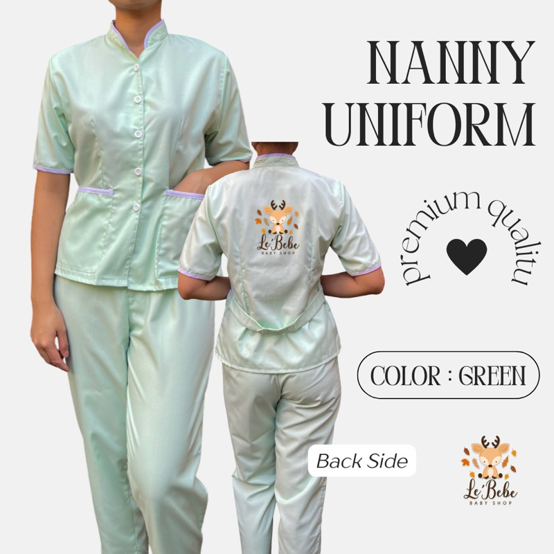 Jual Baju Suster sanghai Lis / Baju Baby Sitter / Seragam Suster ...
