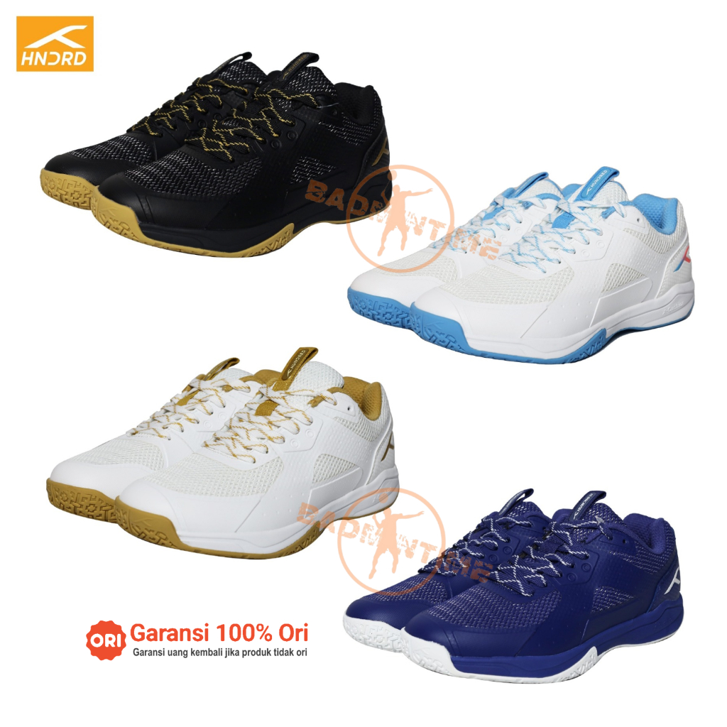 Jual Sepatu Badminton Hundred Velocity HNDRD Bulutangkis | Shopee Indonesia