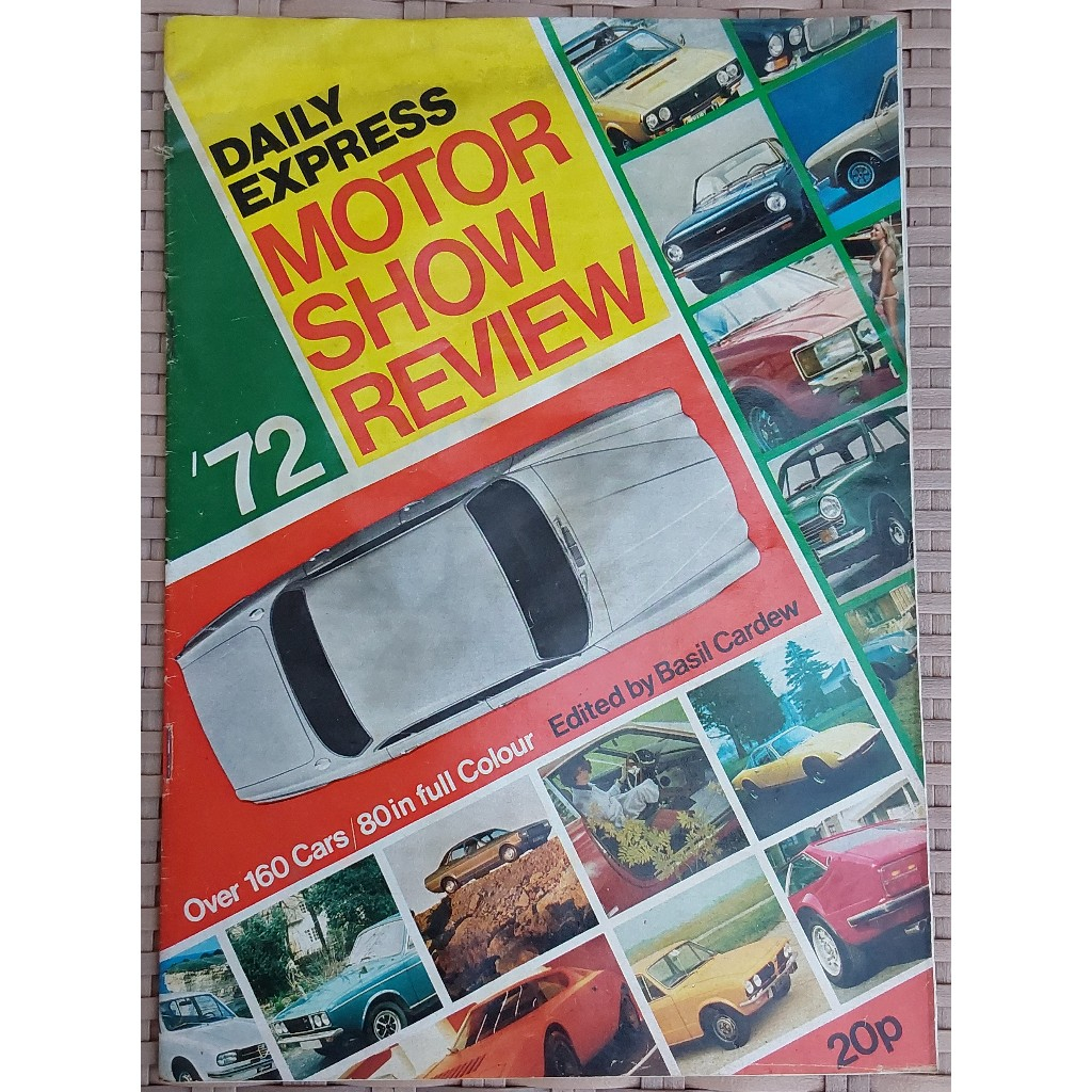 Jual VINTAGE CAR MAGAZINE - Daily Express Motor Show Review 1972 ...