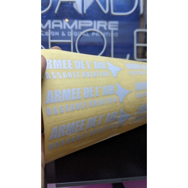 Jual STICKER CUTTING CUSTOM | STICKER NAMA | STICKER LOGO | DLL ...