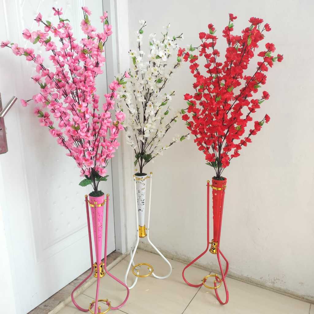 Jual Termurah Tanaman Bunga Sakura artificial//dekorasi berwarna ...