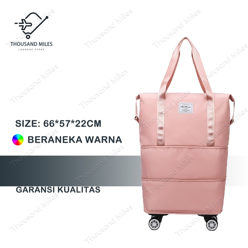 Jual Thousand Miles Tas Travel Jumbo 3 Tingkat Dengan Roda Duffel ...