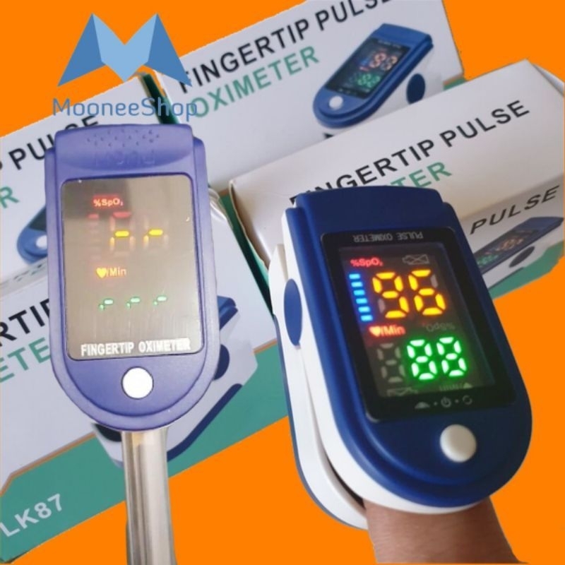Jual LK87 PULSE OXIMETER FINGERTIP LK87 LED 4 WARNA OXYMETER SATURASI ...