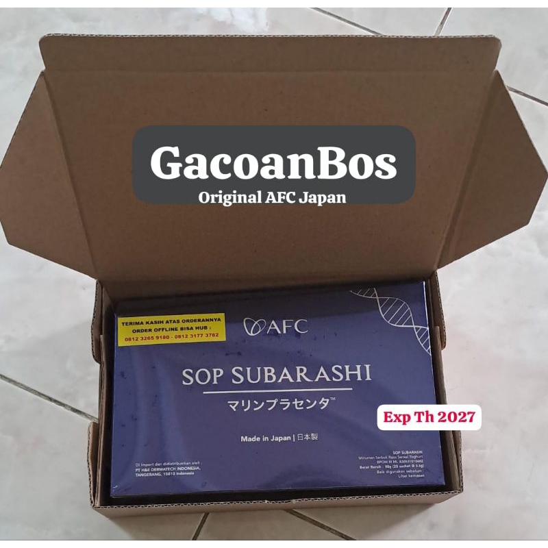 Jual SUBARASHII DIJAMIN 100 % ORIGINAL AFC JAPAN EXP TH 2027 TERBARU ...