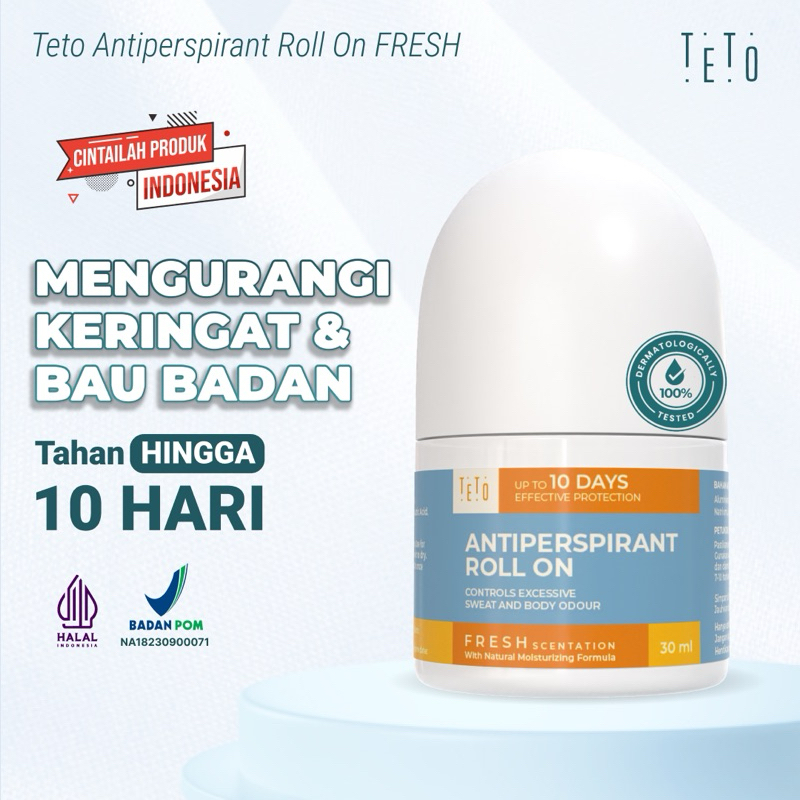 Jual Teto Antiperspirant Roll On 20ml - Fresh | Shopee Indonesia
