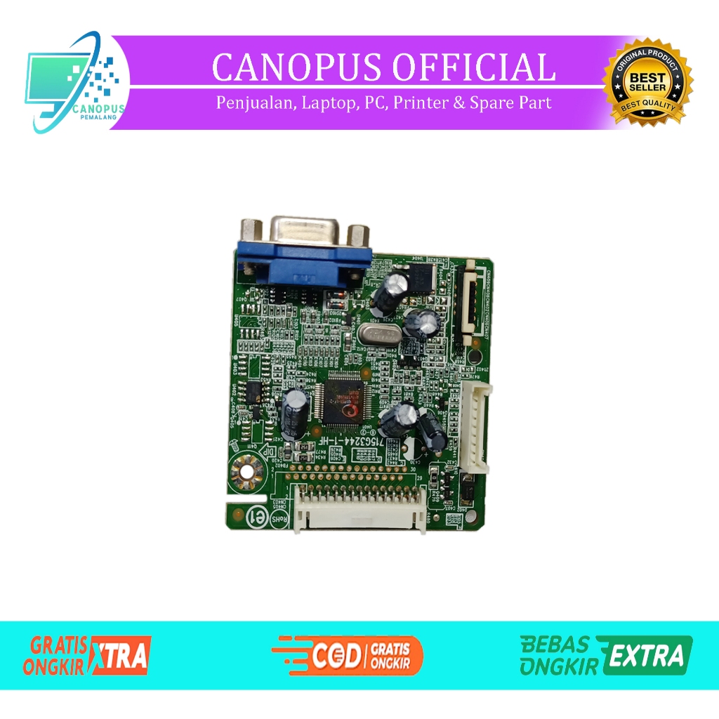 Jual Mainboard Power Supply led Monitor 19inch Dell E1910Hc - Board lcd ...