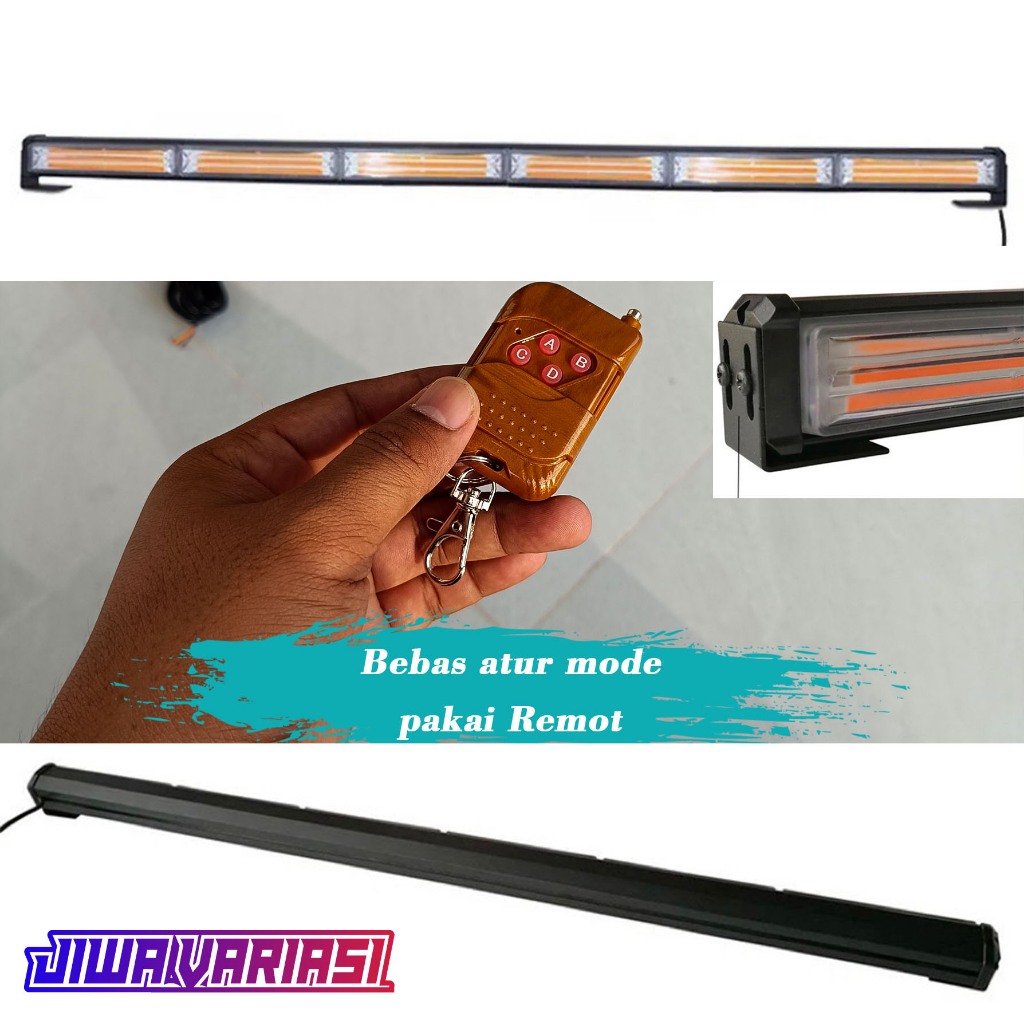 Jual STROBOKACA ROTATOR Rooftop Atap/LED Bar Mobil 89cm untuk Truk dan ...