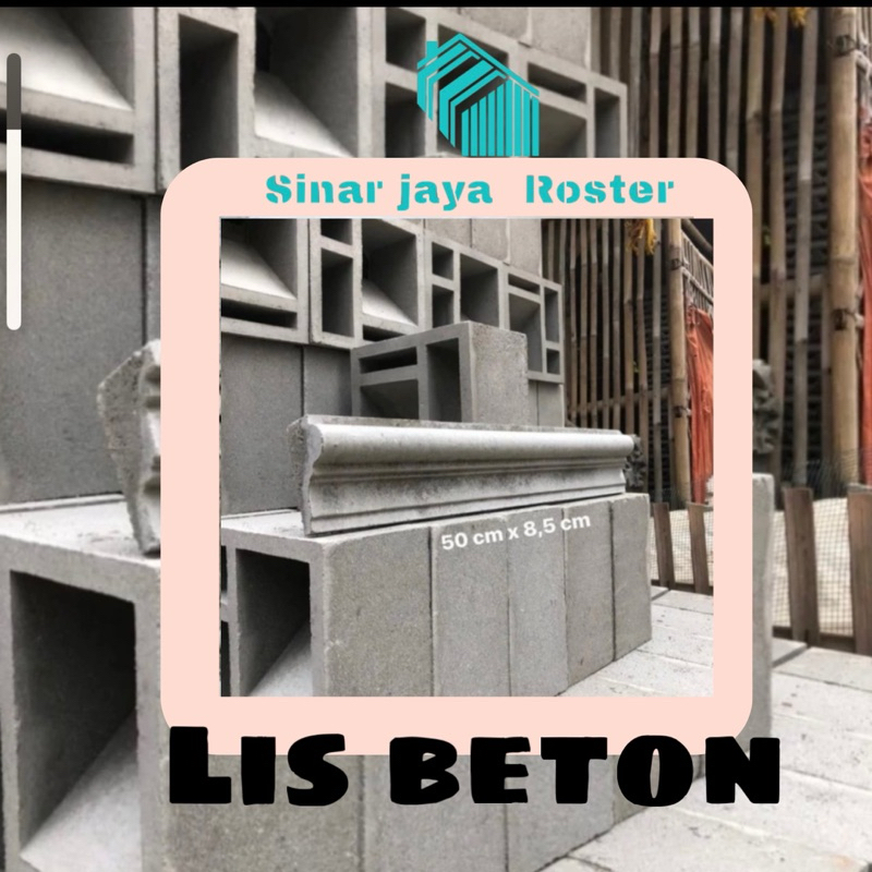 Jual Lispang Profil Lis Beton Lis Profil Beton Lispang Dak Rumah Shopee Indonesia