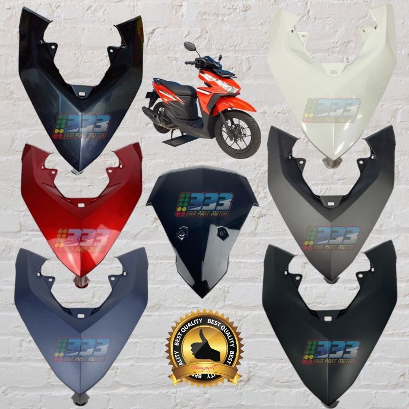 Jual cover front front top panel tameng dasi depan vario 125 led vario ...