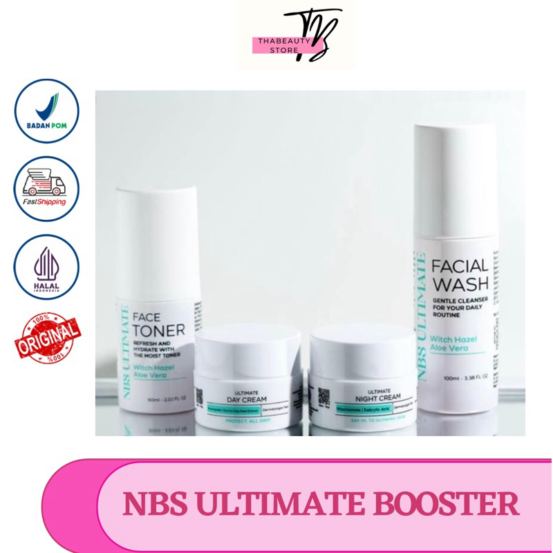 Jual NBS PAKET ULTIMATE BOOSTER 9X MENCERAHKAN AMPUH MENGATASI JERAWAT | Shopee Indonesia