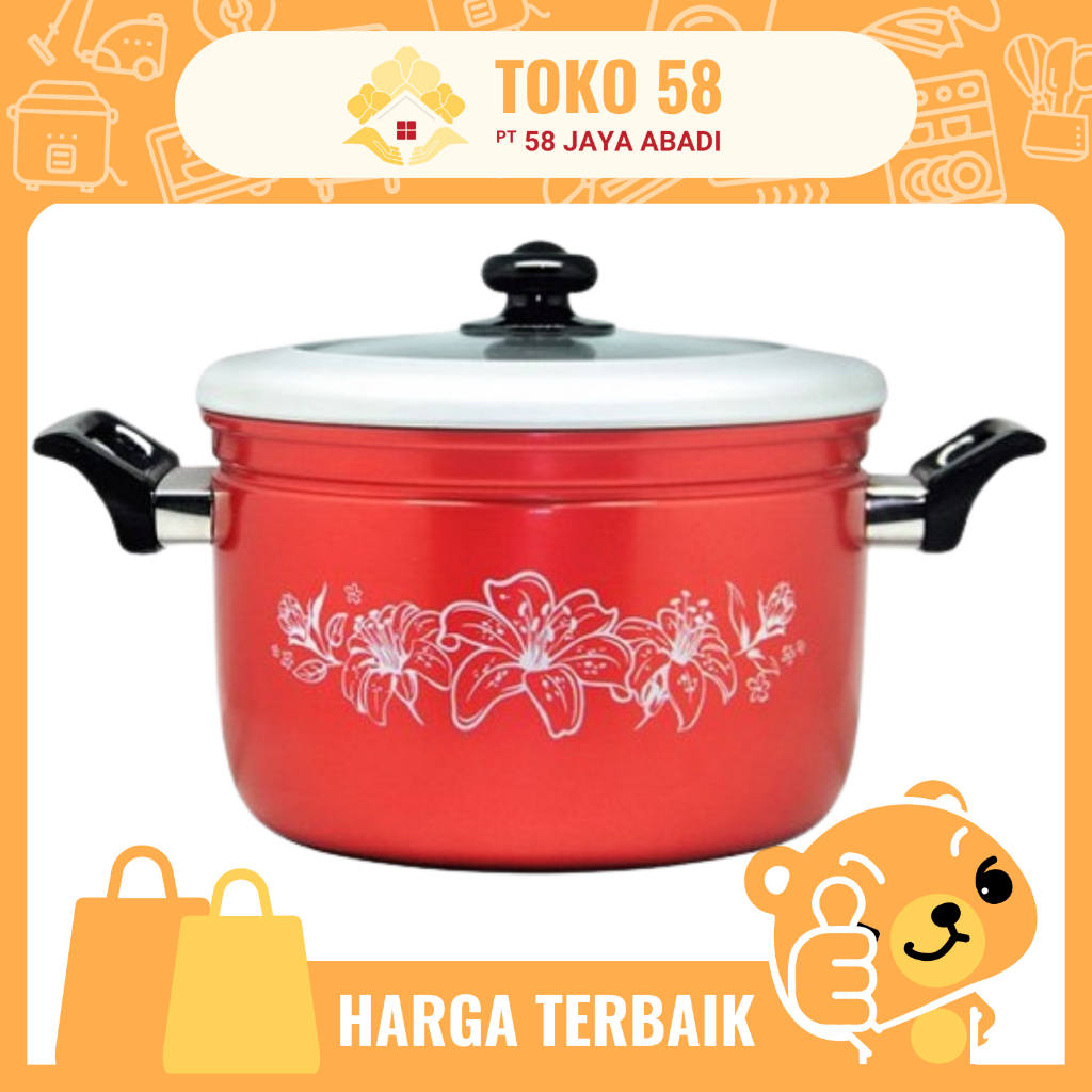 Jual [COD] Panci Panca guna Colan Red Maspion 37 cm ( 4 Liter Nasi ...