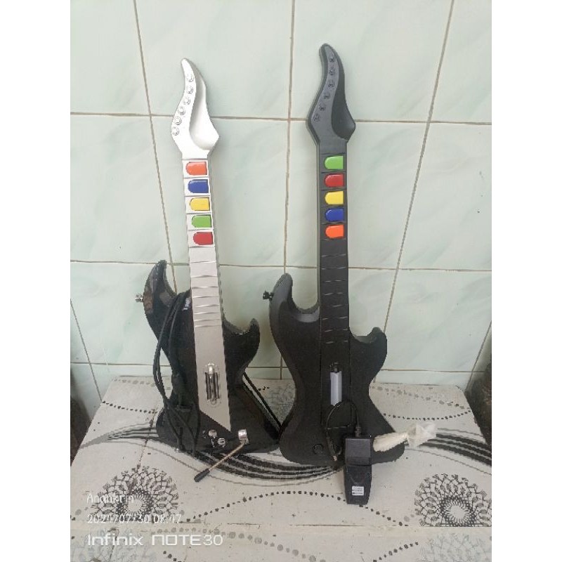 Jual Guitar Controller PS2 Wired & Wireless 2.4ghz second | Shopee ...