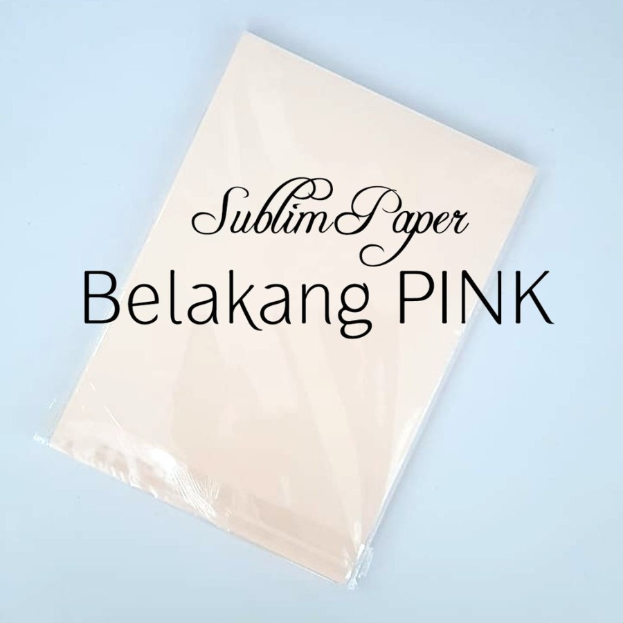 Jual Kertas Sablon Sublim Transfer Paper - Sublime Paper A4 PUTIH PINK ...