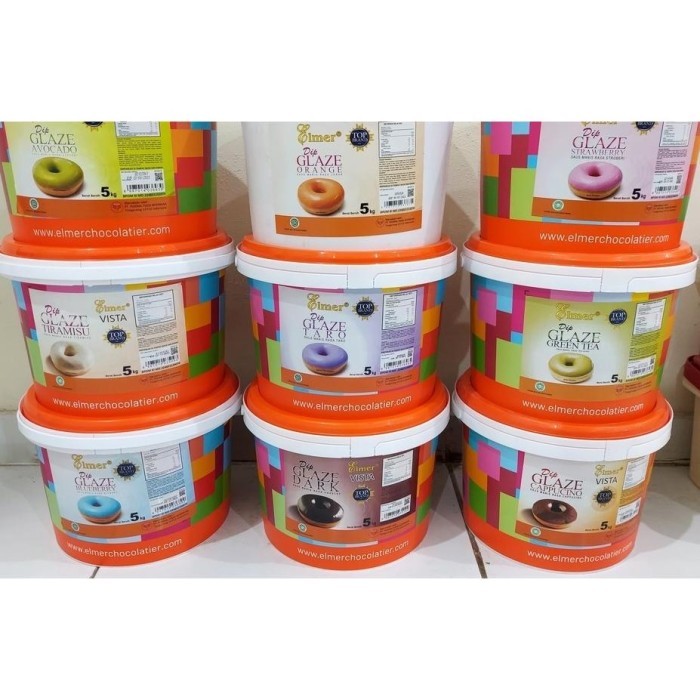 Jual Glaze Topping Donat Lumer Elmer's Repack 250gr Aneka Rasa | Shopee ...