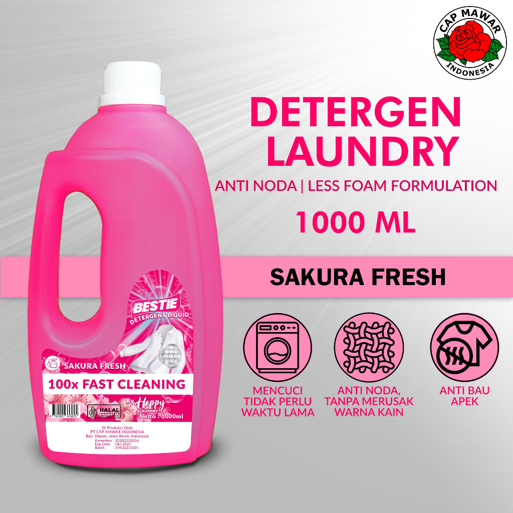 Jual Detergent 1 Liter | Deterjen Laundry | Detergen Laundry 1 Liter ...