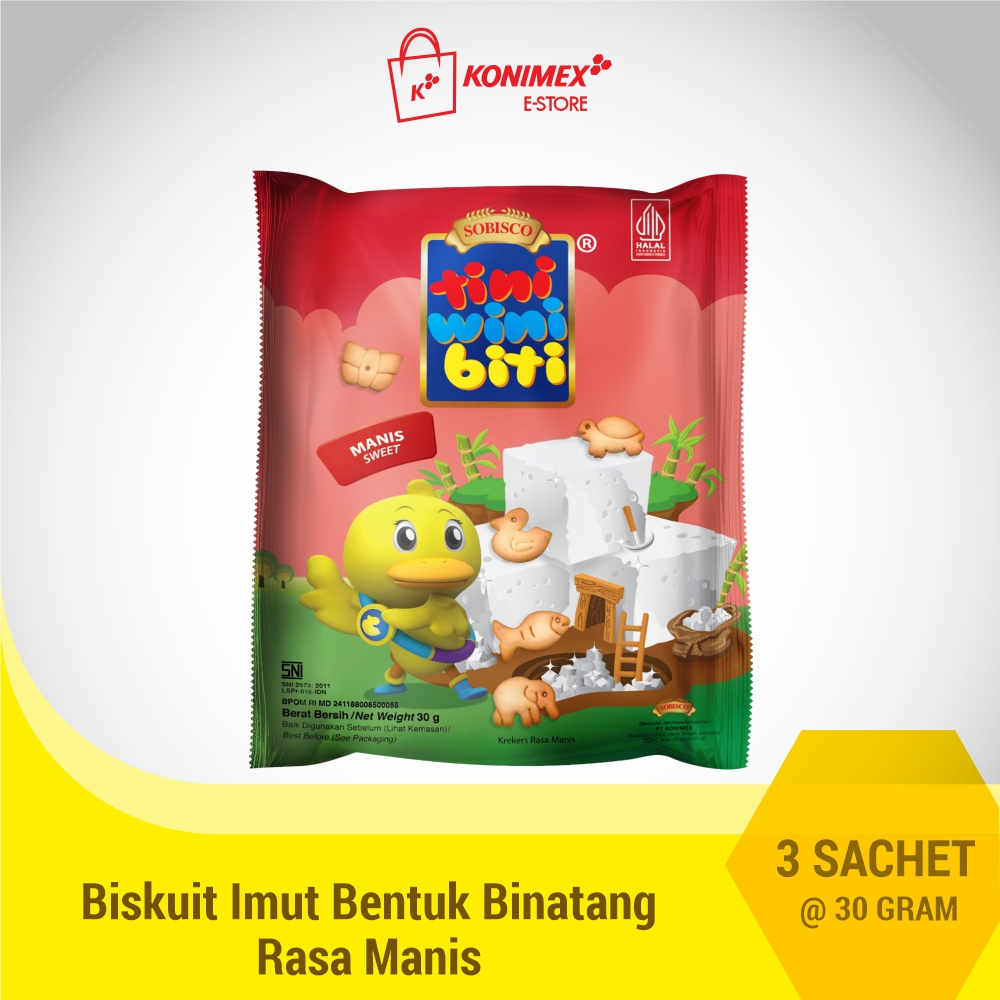 Jual Tini Wini Biti biskuit anak Manis 30 g 3 sachet - biskuit bentuk ...
