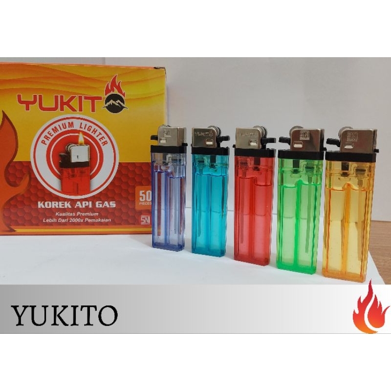 Jual Korek Api Gas - Yukito - Korek Api 1 box isi 50 pcs | Shopee Indonesia