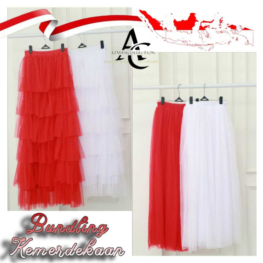 Jual SPECIAL PRODUCT- ROK 3 LAPIS MERAH PUTIH - ROK MILANNA MERAH PUTIH ...