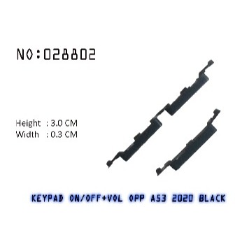 Jual TOMBOL LUAR ON OFF VOL OPPO A53 2020 RUBBER BUTTON POWER KEYPAD ...
