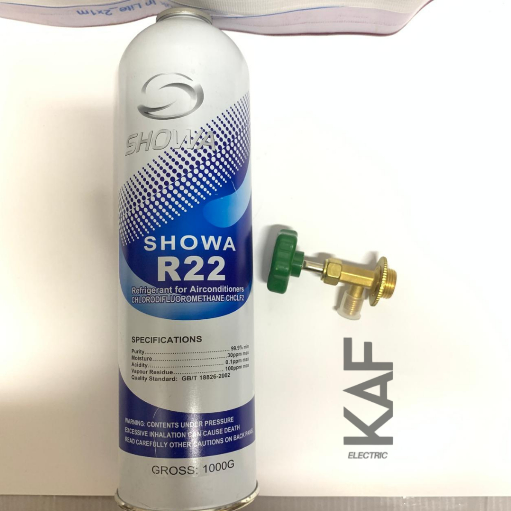 Jual FREON R22 1KG FREON R22 KALENG + KRAN CAN 399 | Shopee Indonesia