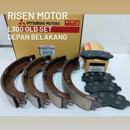 Jual BRAKE PAD BRAKE SHOE L300 OLD KAMPAS REM SET DEPAN BELAKANG L300 LAMA | Shopee Indonesia