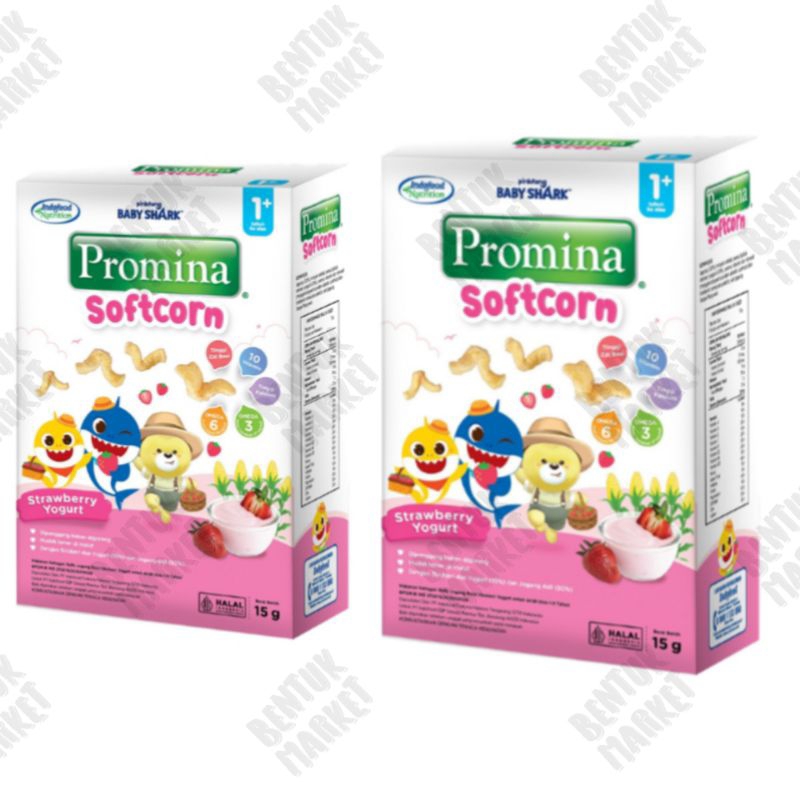 Jual PROMINA Soft Corn Rasa Yogurt Strawberry 15gr / Snack Bayi ...