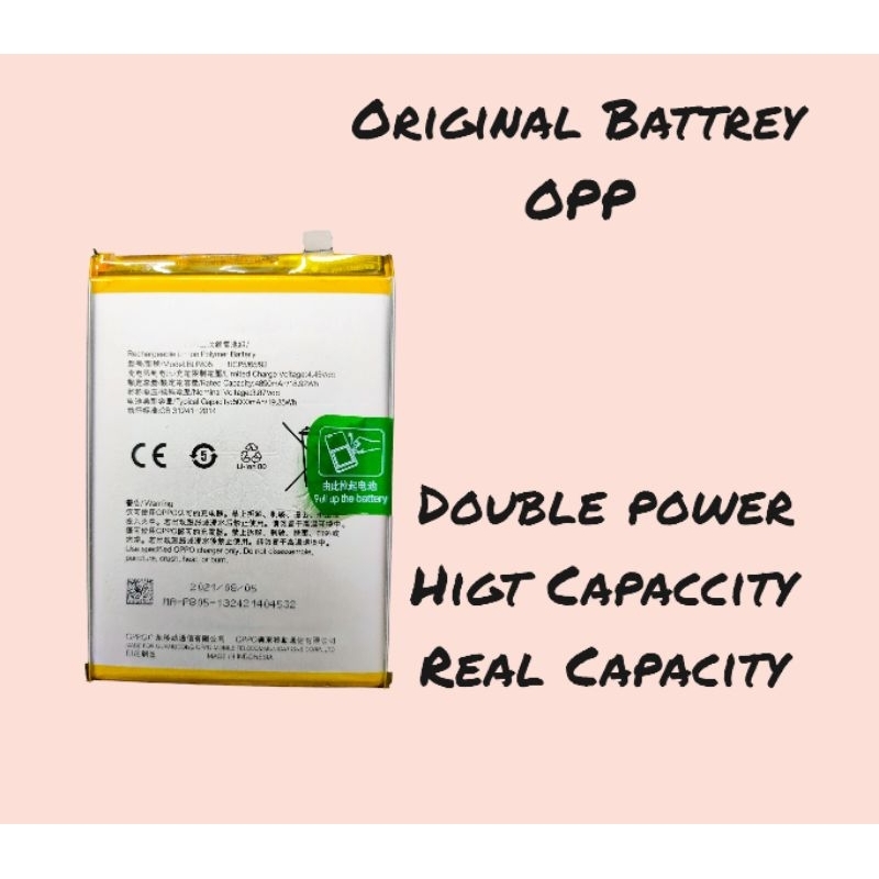 Jual BATERAI BLP619 OPPO A57 ORIGINAL 100% | Shopee Indonesia
