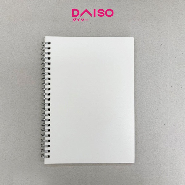 Jual Daiso A5 W RING NOTE 60 SHEETS SIMPLE DESIGN | Shopee Indonesia