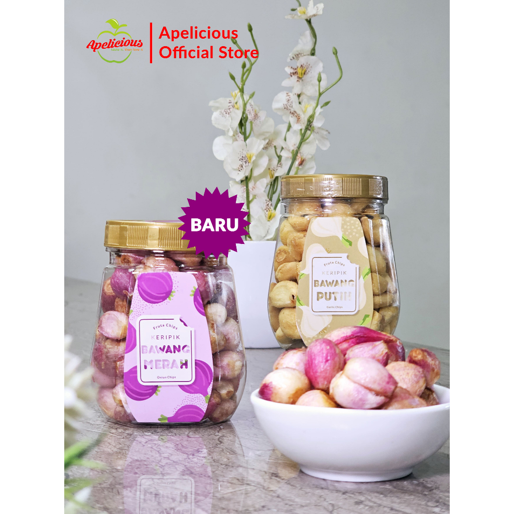 Jual APELICIOUS KERIPIK BAWANG MERAH / BAWANG PUTIH FRUTA CHIPS ...