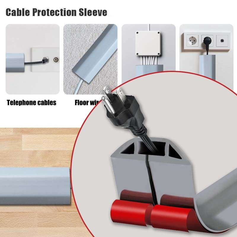 Jual Pelindung Kabel PVC Cover Penutup Kabel Kabel Protektor Dinding ...
