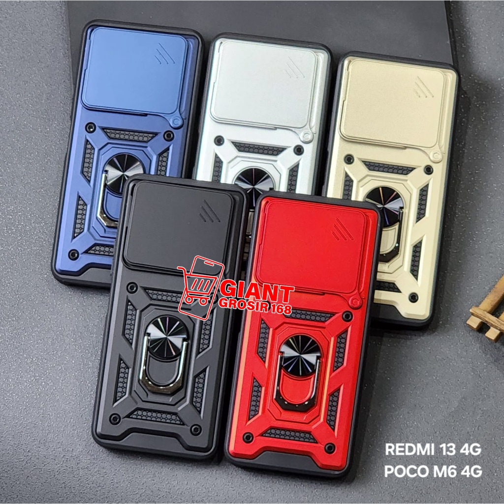 Jual REDMI 13 4G CASE TRANSFORMER SLIDE 2 IN 1 CASE ROBOT REDMI 13 4G ...