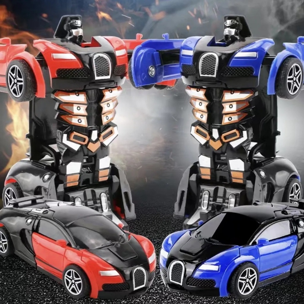 Jual Mainan Mobil Robot Transform Tanpa Baterai Bisa Jalan Jauh ...