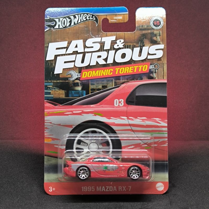 Jual hot wheels fast and furious dominic toretto mazda rx7 | Shopee ...