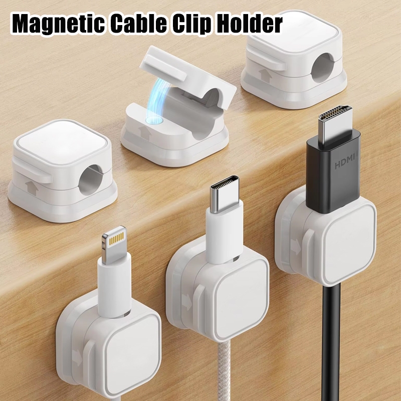 Jual Kabel Klip Magnetic Serbaguna Bracket Kabel Cable Holder Organizer ...