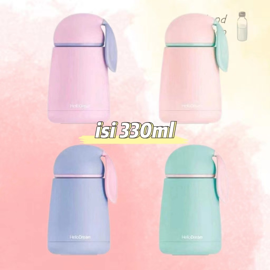 Jual GIFT BOTOL KACA MACAROON HELLO DREAM Mini 330ML | Shopee Indonesia