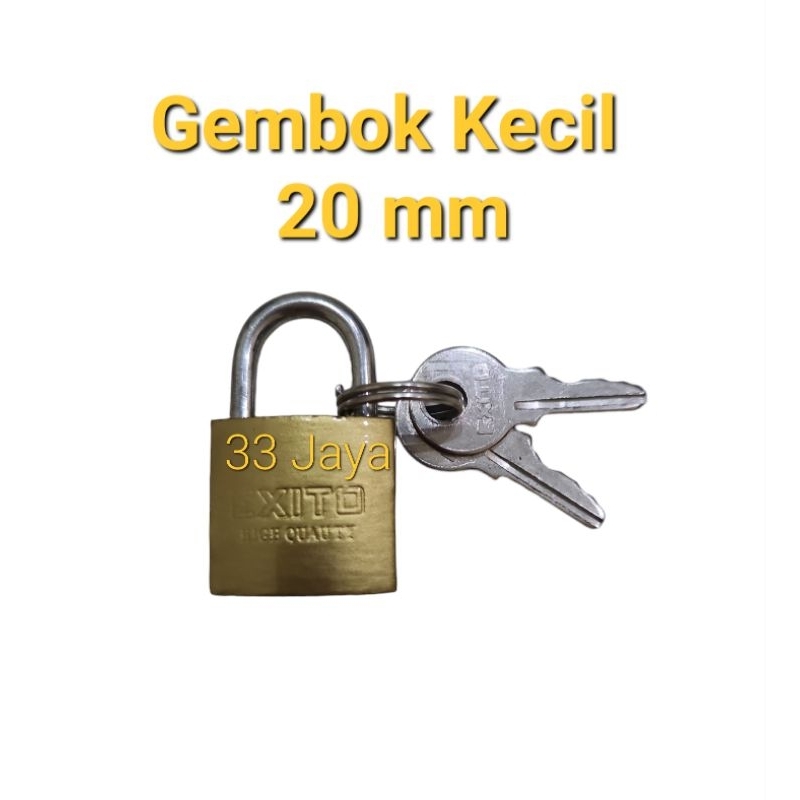 Jual Gembok Kecil Kuning 20 mm 2 cm | Shopee Indonesia