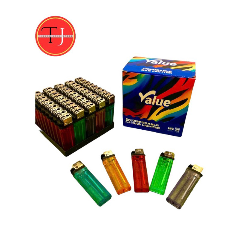 Jual Korek gas api value (isi 50 pcs) | Shopee Indonesia