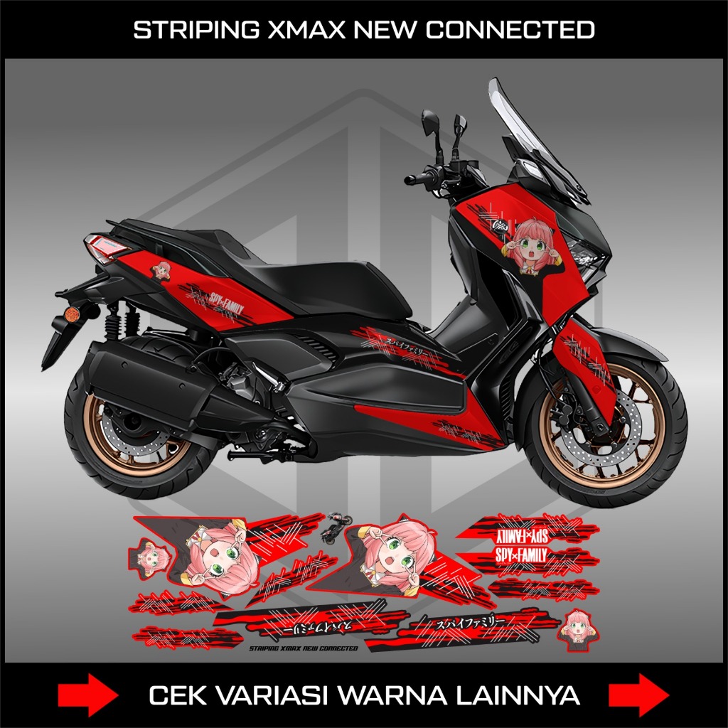 Jual STICKER STRIPING XMAX NEW EDISI SPAY X FAMILY / STIKER DECAL XMAX ...