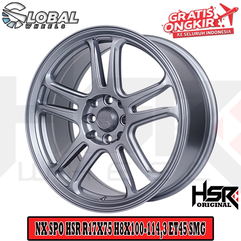 Jual Velg Mobil HSR Nx Spo Ring 17 Grey Buat Mobilio Vios Avanza Xenia Kijang Confero Yaris ...