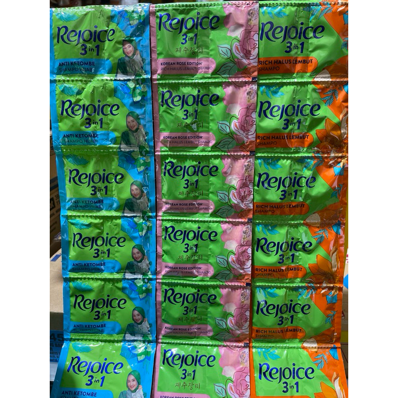 Jual REJOICE 3IN1 RENCENG ( ISI 12 SACHET ) | Shopee Indonesia