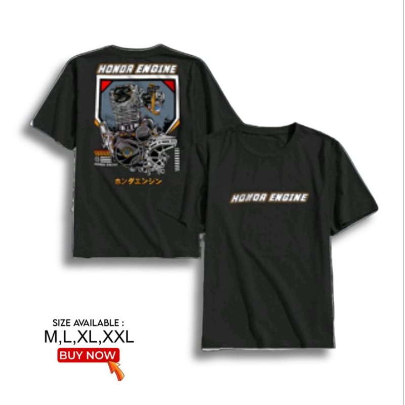 Jual KAOS Kaos Racing Honda Racing Engine Machine Baju Distro Motor Herex CB GL MP Honda Gank T ...