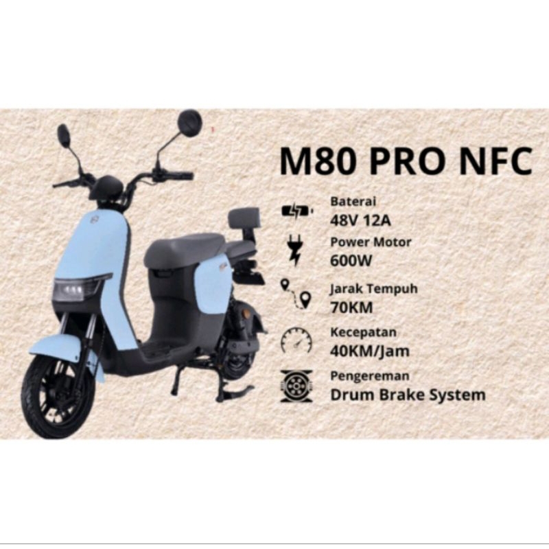 Jual SEPEDA LISTRIK SAIGE M80 pro NFC 600watt 70km jarak tempuh 40km ...