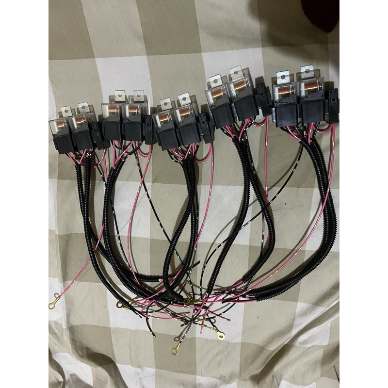 Jual RELAY LAMPU SET KAKI 4 RANGKAIAN, UNTUK TAMBAHAN LAMPU MOBIL,MOTOR ...