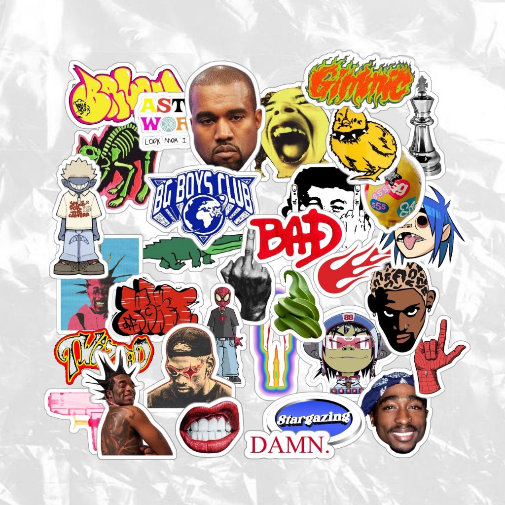 Jual STICKER PACK AESTHETIC RANDOM HYPEBEAST, GRAFFITI, DECORATIVE ...