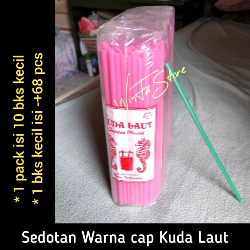 Jual Pipet Sedotan Warna Warni Lurus Kuda Laut Pipet Minuman 0,5x23cm ...