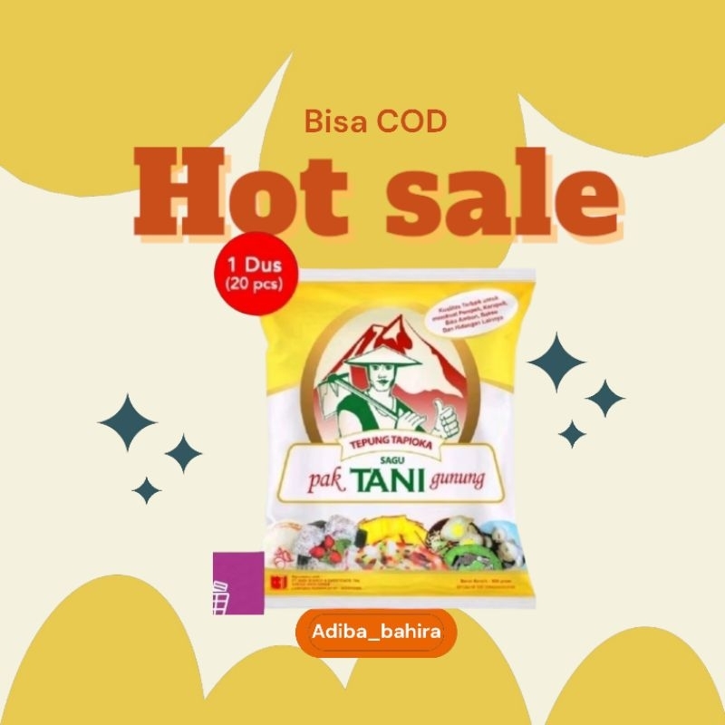 Jual 1 DUS TAPIOKA PAK TANI GUNUNG 500 [ISI 20 PAK] | Shopee Indonesia