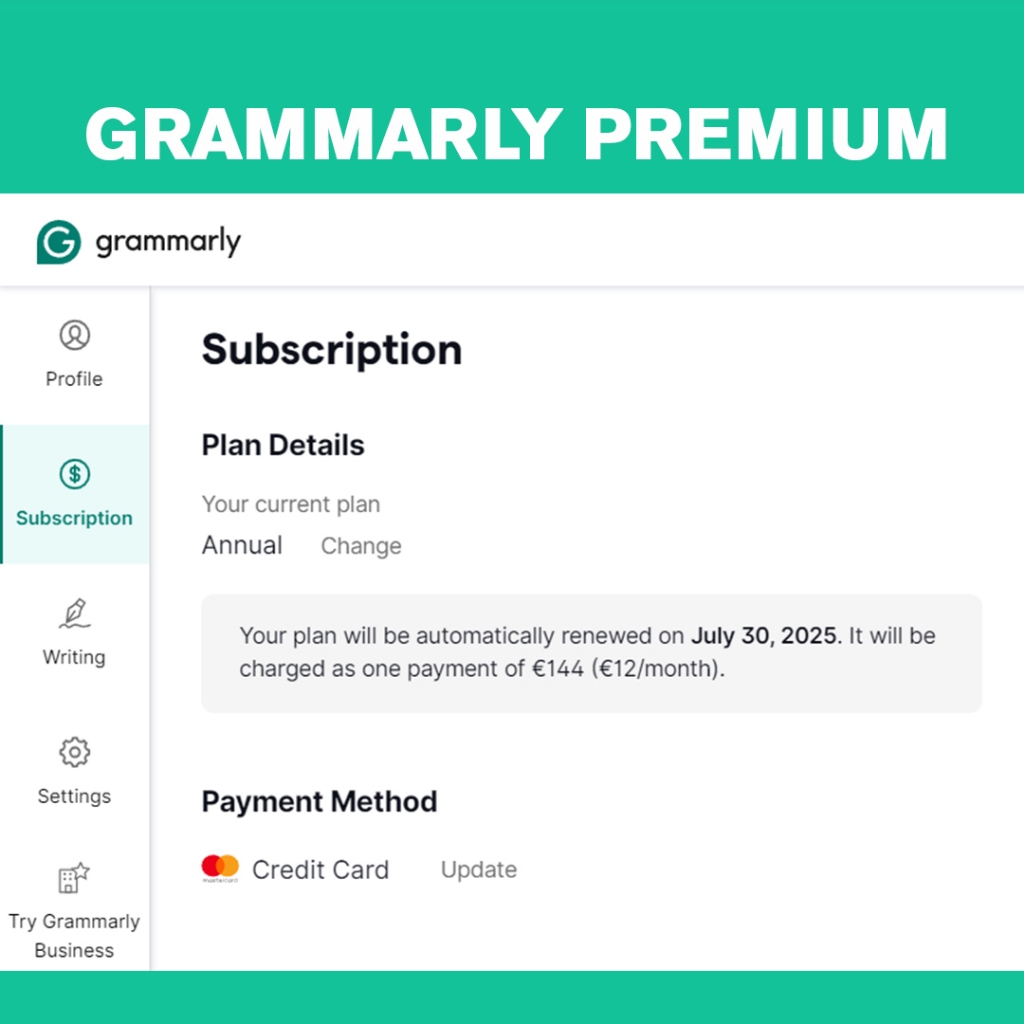Jual Grammarly Premium 1 Tahun Original Full Garansi | Shopee Indonesia